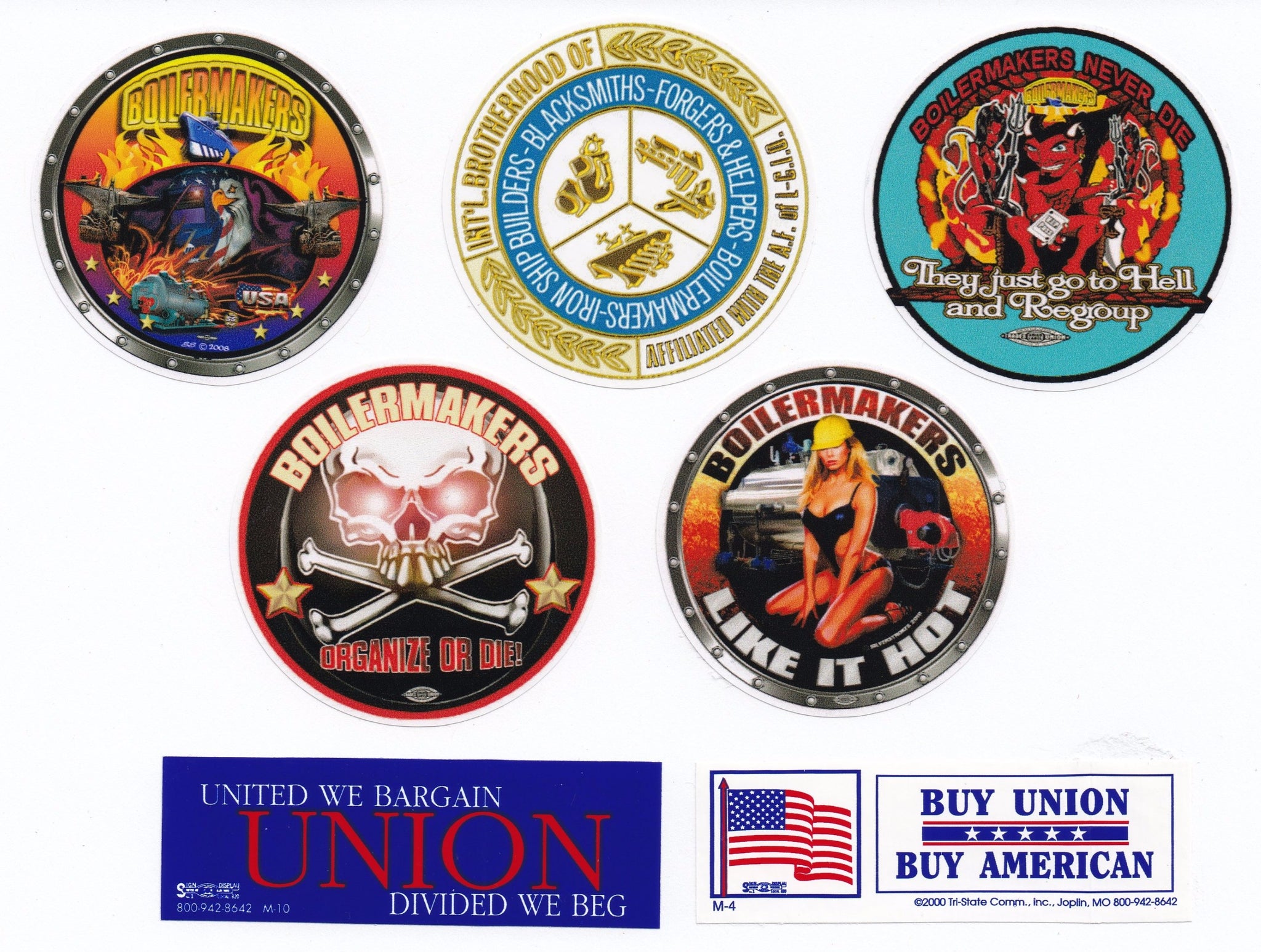 Boilermaker Sticker Mix 7 #MIX7 | Ironworkergear